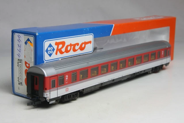 ROCO H0 44794 Exact 1:87 2.Kl Eurofima-Wagen DB Bpmz Ep. V neuw. OVP 30 ...