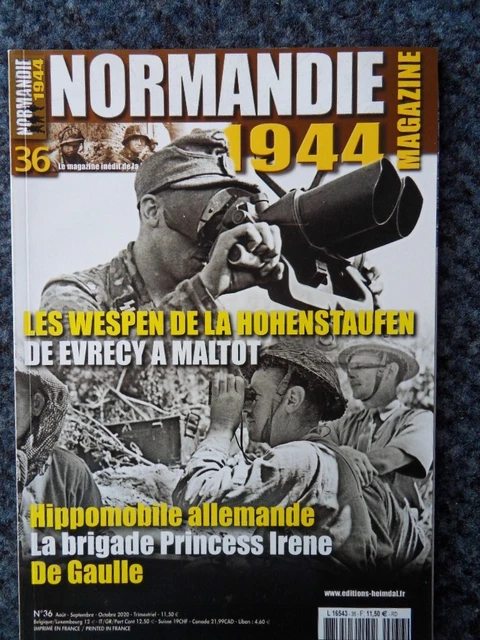NORMANDIE 1944 MAGAZINE n°36 de août 2020 EUR 8,00 - PicClick FR
