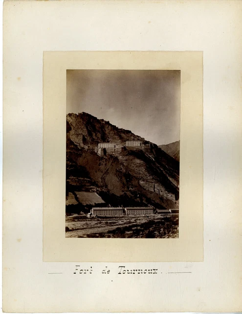 FRANCE, FORT DE Tournoux Vintage albumen print. Tirage albuminé 11x16 EUR 79,00 - PicClick FR