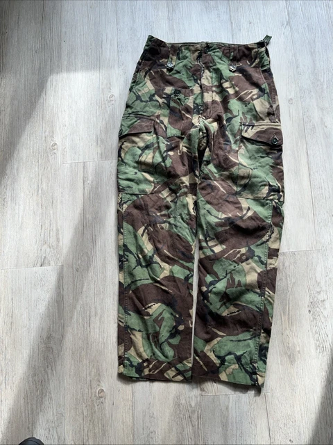 BRITISH ARMY VINTAGE DPM 68 pattern Lined Combat Trousers Size 1 £10.78 ...