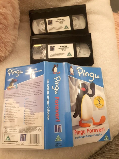 PINGU FOREVER!OVER 2 Hrs Of Fun Double Vhs Box Set £14.00 - PicClick UK
