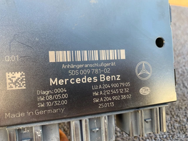 MERCEDES X204 GLK350 Glk250 Rear Trailer Control Module Unit Oem EUR ...