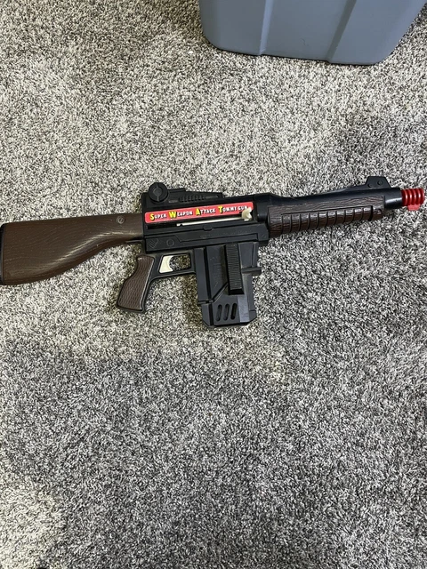 1978 EMPIRE VTG Carolina Enterprises Plastic Toy Machine Gun Made in ...