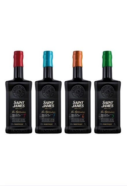 RHUM SAINT JAMES Les Éphémères 1;7;6;5 Brut de fut EUR 630,00 - PicClick FR