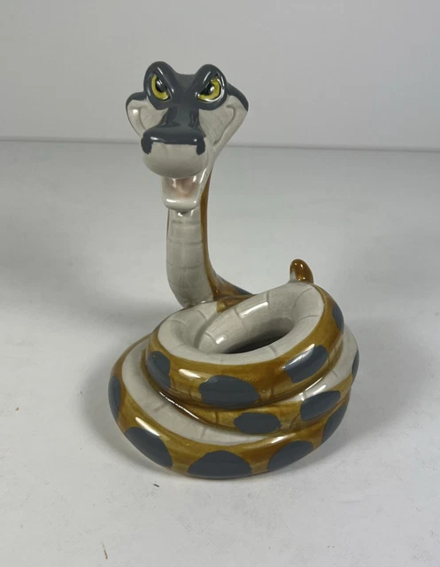 DISNEY KAA FROM Jungle Book 3.5” Tall Snake Ceramic figure, Made In ...