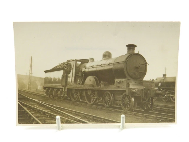 ANTIQUE REAL PHOTOGRAPH railway train postcard LMS steam locomotive EUR ...