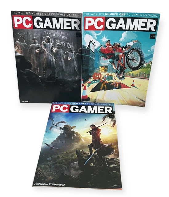 PC GAMER MAGAZINE Bundle Subscriber Covers April May June 2024 Final ...