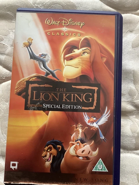 Walt Disney Classics The Lion King Special Edition Vhs Tape £600