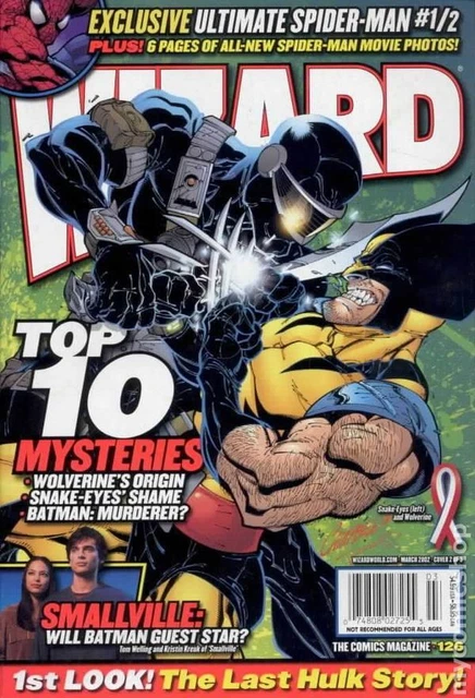 WIZARD THE COMICS Magazine #126BU FN/VF 7.0 2002 image stock EUR 7,90 ...