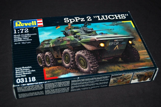 REVELL 1/72 SCALE Spahpanzer 2 Luchs (Lynx) 8x8 Amphibious Recon AFV ...