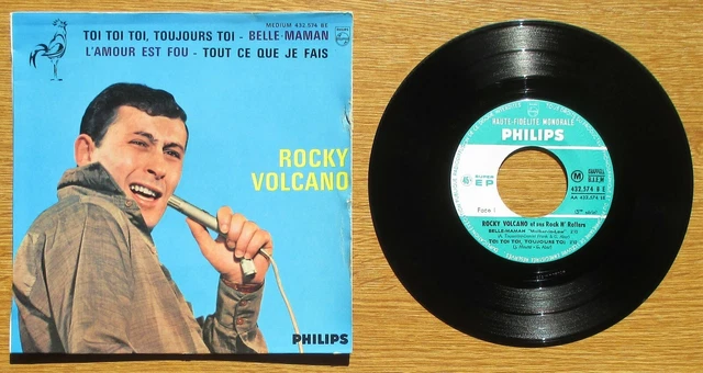 EP ROCK 1961 Rocky VOLCANO Chez Philips N° 432.574 BE Ⓜ - Disque ...