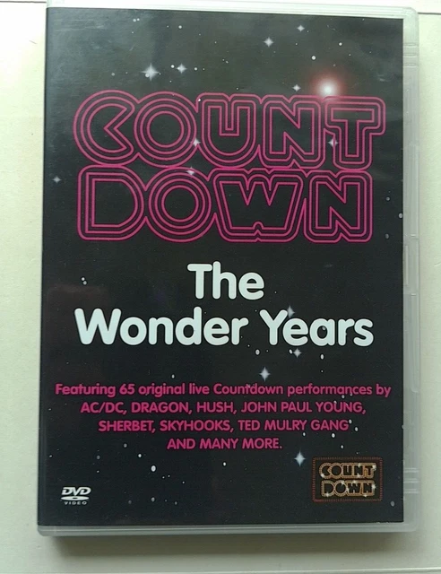 COUNTDOWN - THE WONDER YEARS - Aussie Music - REGION 4 DVD - 2 Disc Set ...