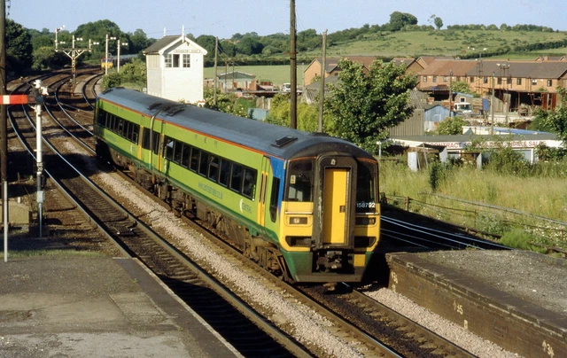 ORIGINAL 35MM RAIL Slide Class 158 DMU Barnetby East 1 7 2005 ...