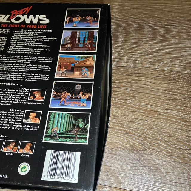 RARE BODY BLOWS Amiga Game Team 17 - Complete £16.15 - PicClick UK