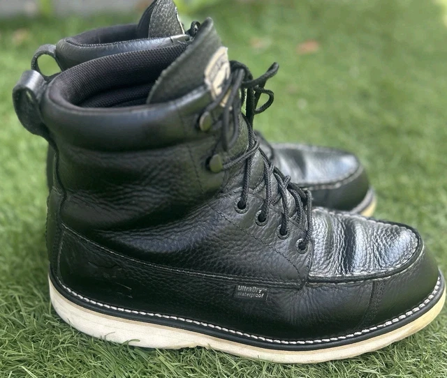RED WING IRISH Setter Sz 8 Black Wingshooter Boots 845 Leather 6 ...