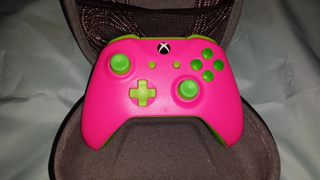 Microsoft Wireless Custom Controller Xbox One Series X S Pc Pink Lime