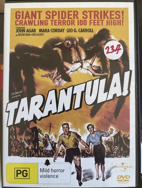 DVD: TARANTULA - 1955 Sci-fi Horror, Regions 2, 4 & 5, Giant Spider ...