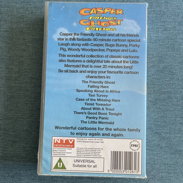 CASPER THE FRIENDLY Ghost And Friends VHS Video UK 1995 PAL £5.44 ...