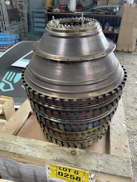 Ex Mod Jet Engine Aircraft Titanium Turbine High Pressure Drum £100 00