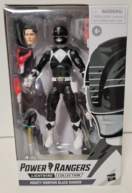 POWER RANGERS LIGHTNING Collection MIGHTY MORPHIN BLACK RANGER Hasbro ...