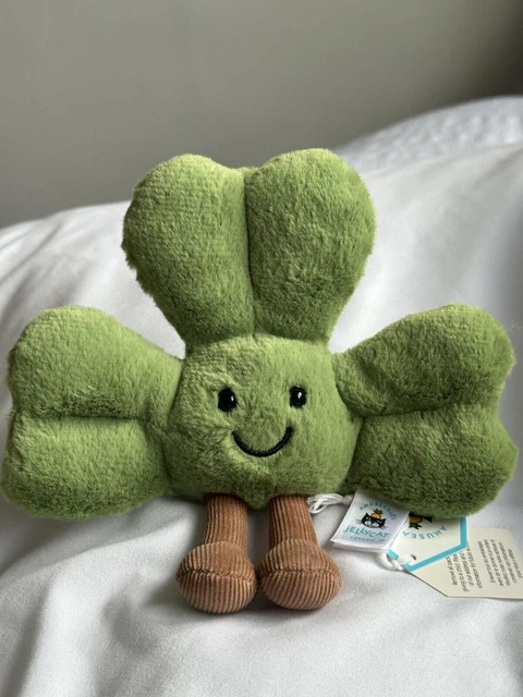 JELLYCAT SIOFRA Shamrock ☘️ 12cm Exclusive Ireland £124.36 - PicClick UK