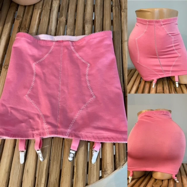 VINTAGE GIRDLE OPEN BOTTOM HIGH COMPRESSION WAIST SHAPER sz 34 (XL) £0. ...