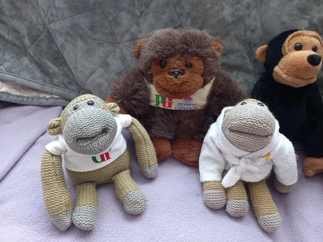 COLLECTION OF PG Tips Monkeys Monkey Chimp Soft Toys Plush Tea ...