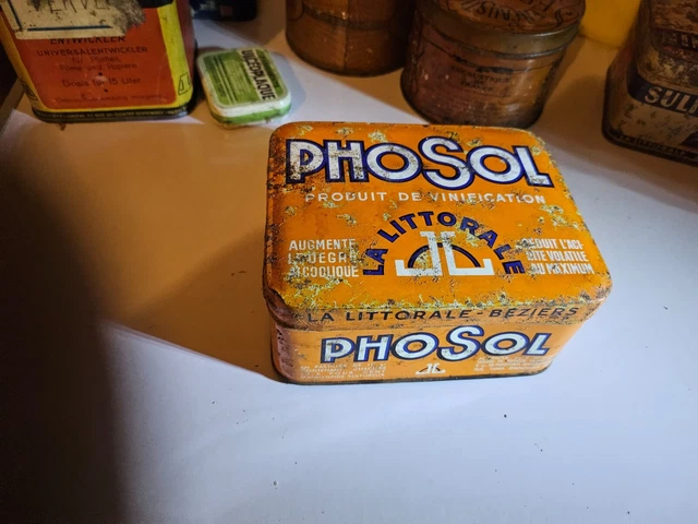 ANCIENNE BOITE PUBLICITAIRE Phosol Pour Le Vin EUR 2,70 - PicClick FR