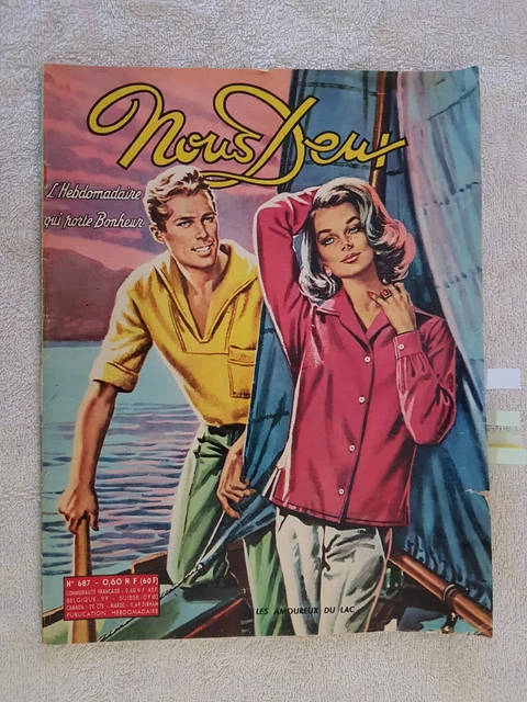 NOUS DEUX N°687 1960 Roman-Photo Roman Dessine Publicite Ingrid Weiss ...