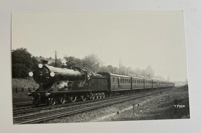 RAILWAY LOCOMOTIVE PHOTOGRAPH - Lswr D15 467 Clapham Cutting F477 £3.50 ...