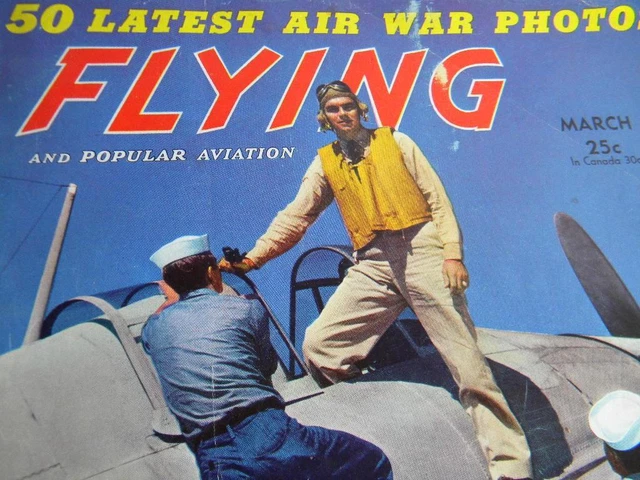 VINTAGE US GI~WW2 Era~USAAF Military 1942 FLYING and Popular Aviation ...