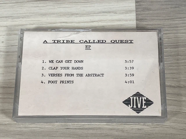 A TRIBE CALLED Quest EP Cassette Tape Jive Records Promo Demo 4 Tracks ...