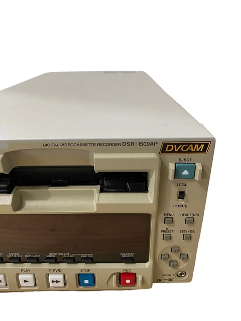 SONY DSR-1500AP PAL DVCAM VTR with DV and DVCPRO Playback $360.33 ...