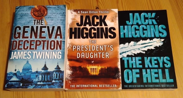 TRIO DE ROMANS thriller Jack Higgins James Twining EUR 6,96 - PicClick FR