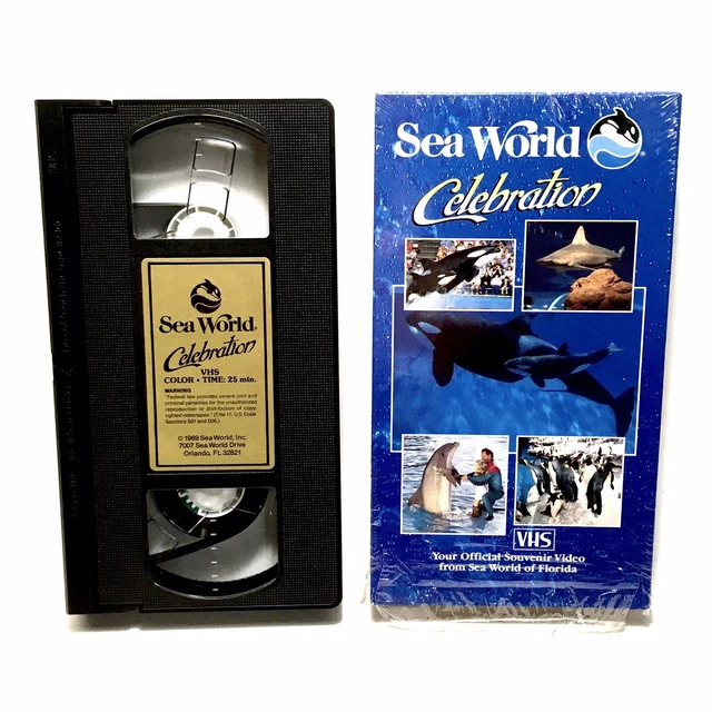 VINTAGE 1980S SEA World Celebration VHS Tour Tape Shamu Whale 1989 ...