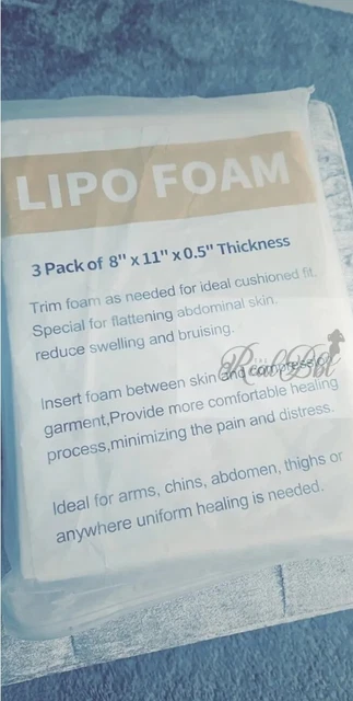 LIPO FOAM MEDICAL GRADE Post Op Surgery Compression 3 pack Lipo BBL ...