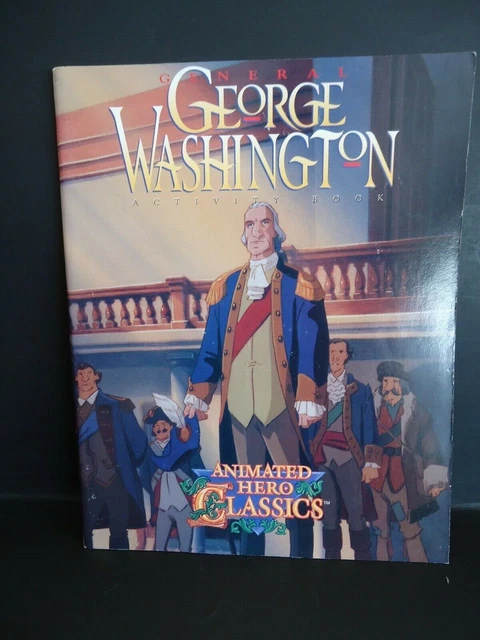 VINTAGE &GENERAL GEORGE Washington" Activity Book by Animated Hero ...