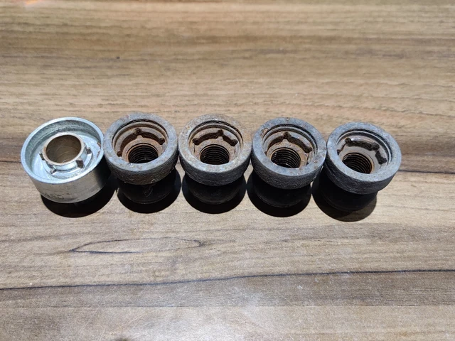 GENUINE FORD TRANSIT Mk8 Mk9 Custom Alloy Wheel Locking Wheel Nuts ...