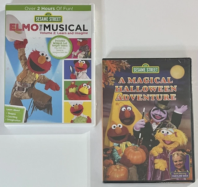 ELMO THE MUSICAL 2 & A Magical Halloween Adventure/2 DVD neufs scellés ...