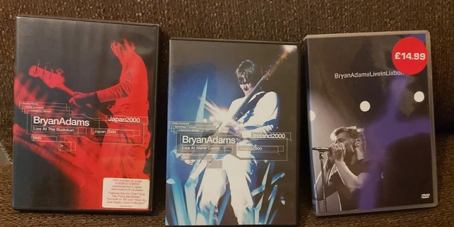 BRYAN ADAMS LIVE in Concert DVDs Bundle x 3 £9.99 - PicClick UK