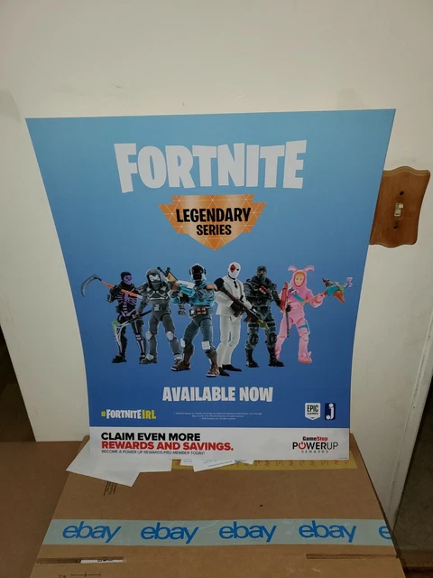 FORTNITE LEGENDARY SERIES Promotional display poster Fortnite 28"×22" £ ...