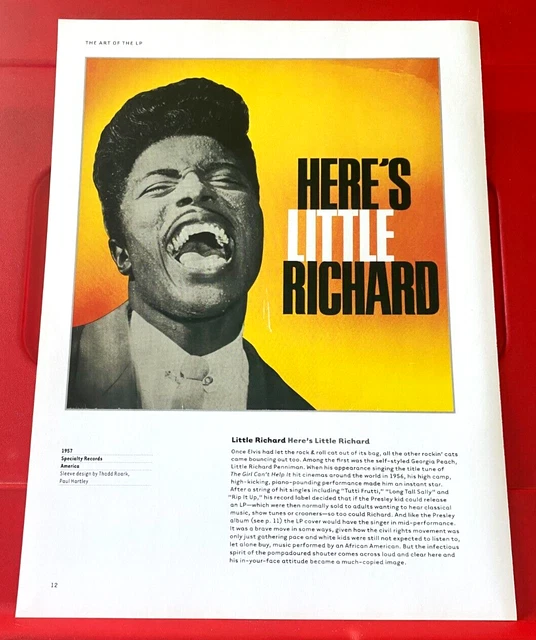 LITTLE RICHARD HERE'S Little Richard Album Cover Art PICTURE / PRINT 12 ...