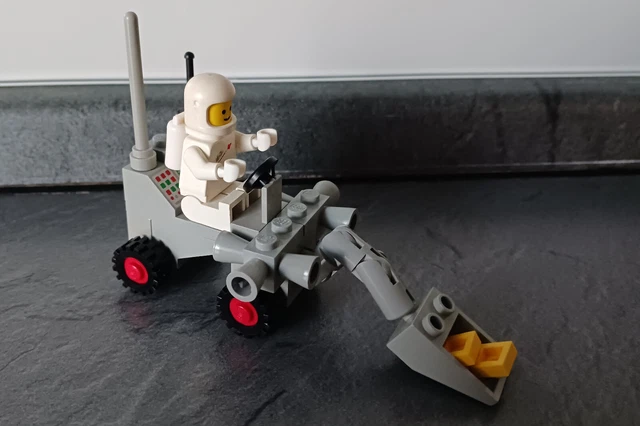 LEGO SPACE 6821 Shovel Buggy, completo, veicolo spaziale spazio spazio ...