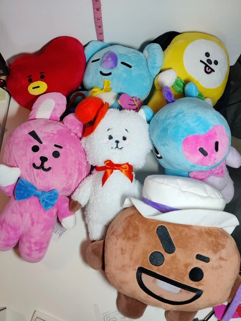NEW BT21 FRIENDLY Cooky Koya Mang RJ Shooky Chimmy 13" Complete Set of ...