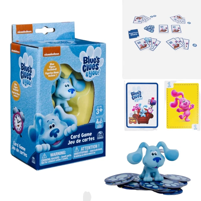 BLUE’S CLUES FIGURE little Kids Learning Card Game Nickelodeon Playing ...
