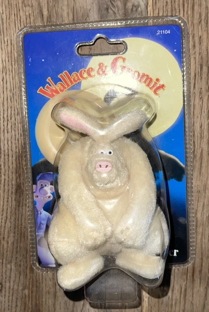 BNIP 2005 WALLACE & Gromit Were-Rabbit Soft Plush Air Freshener Rare ...