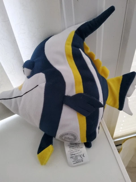 OFFICIAL DISNEY STORE Gill Finding Nemo Soft Plush Toy Pixar 29cm RARE ...
