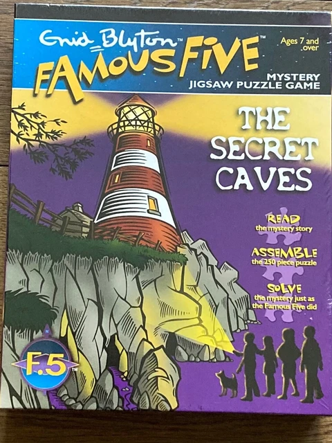 THE SECRET CAVES ~ Enid Blyton Famous Five Mystery 250 piece jigsaw ...