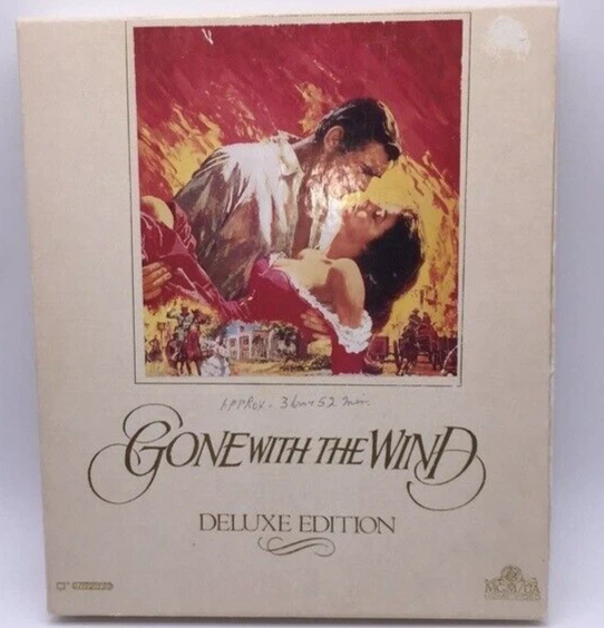 GONE WITH THE Wind Deluxe Edition Collector's VHS Boxed Set $49.99 ...