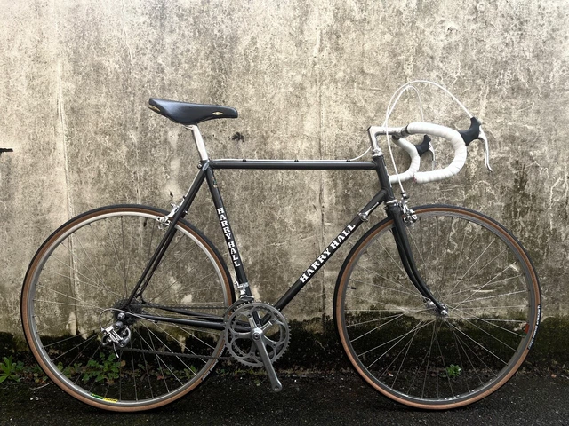 HARRY HALL 57CM Road Bike Reynolds 531 Shimano 600 AX Vintage Retro ...